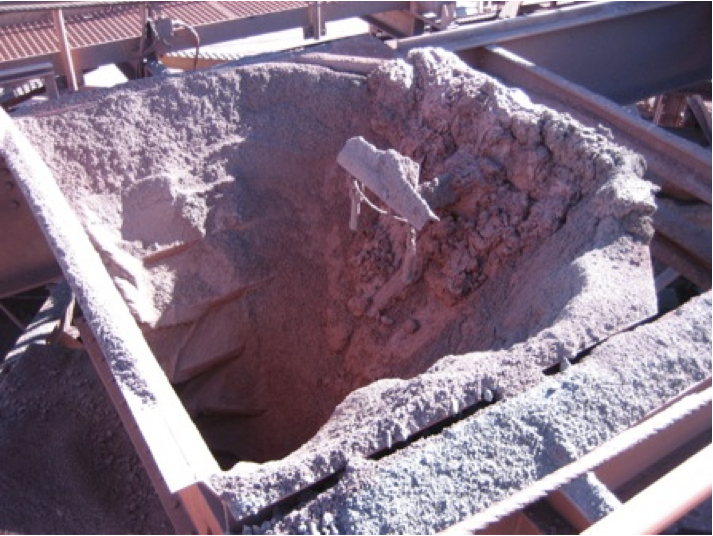 Case Study - Transfer Chute Plugging Solution | Jenike & Johanson