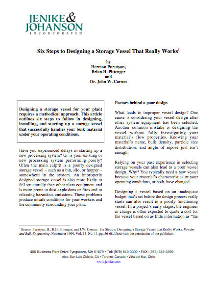 6 Steps to Designing Storage Vessels that Really Work